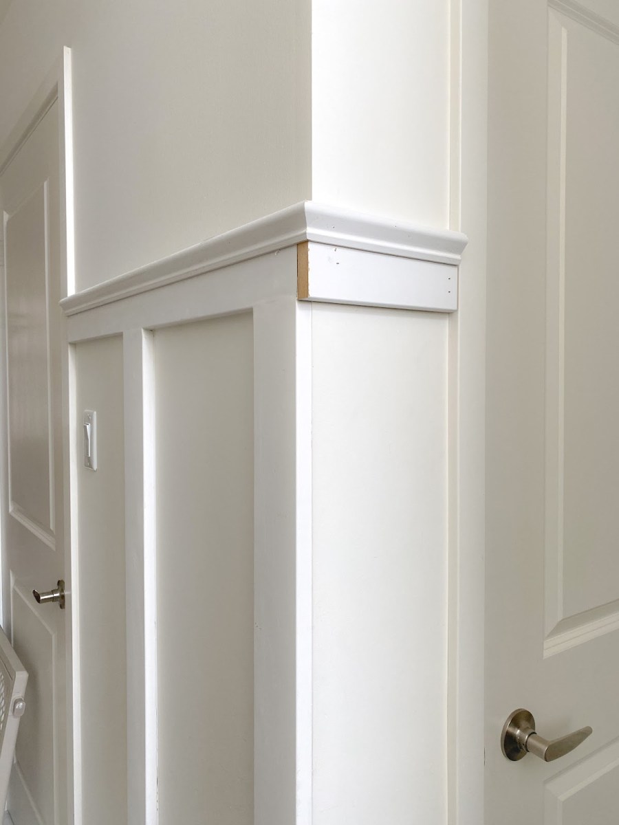 DIY Board and Batten Accent Wall Hallway - Hana's Happy Home