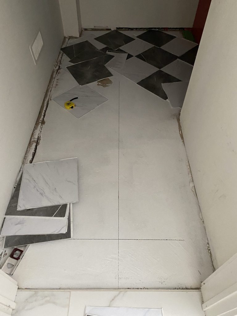 Tips for Peel and Stick Tiles On Cement Floor - Hana's Happy Home