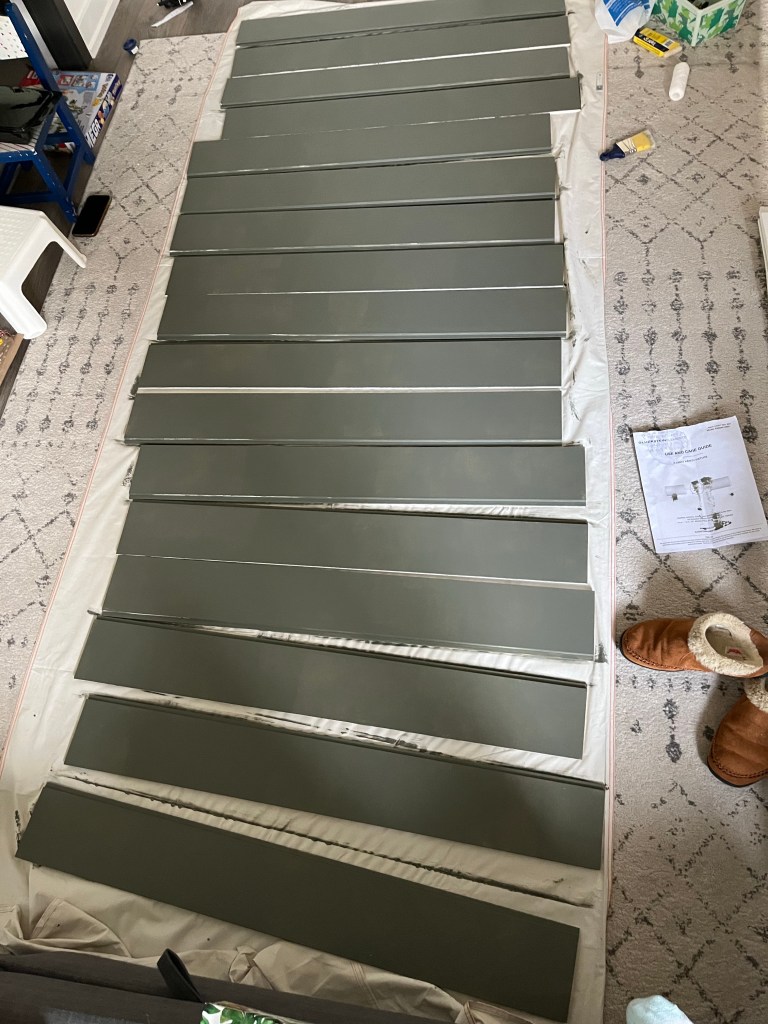 How to Paint Shiplap - Hana's Happy Home