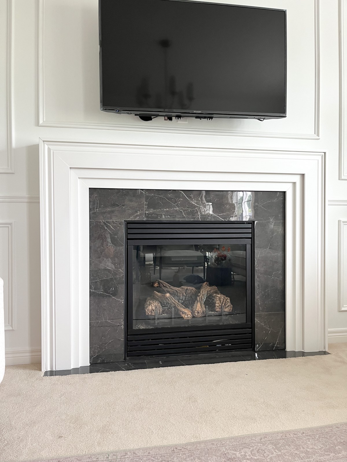 How to Build a Modern Fireplace Surround - Hana's Happy Home