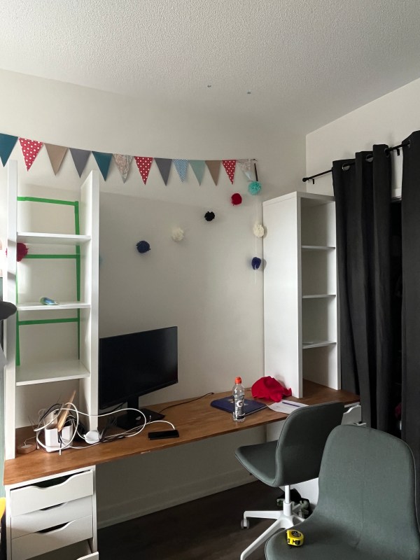 The Easiest IKEA Built-in Desk Hack - Hana's Happy Home