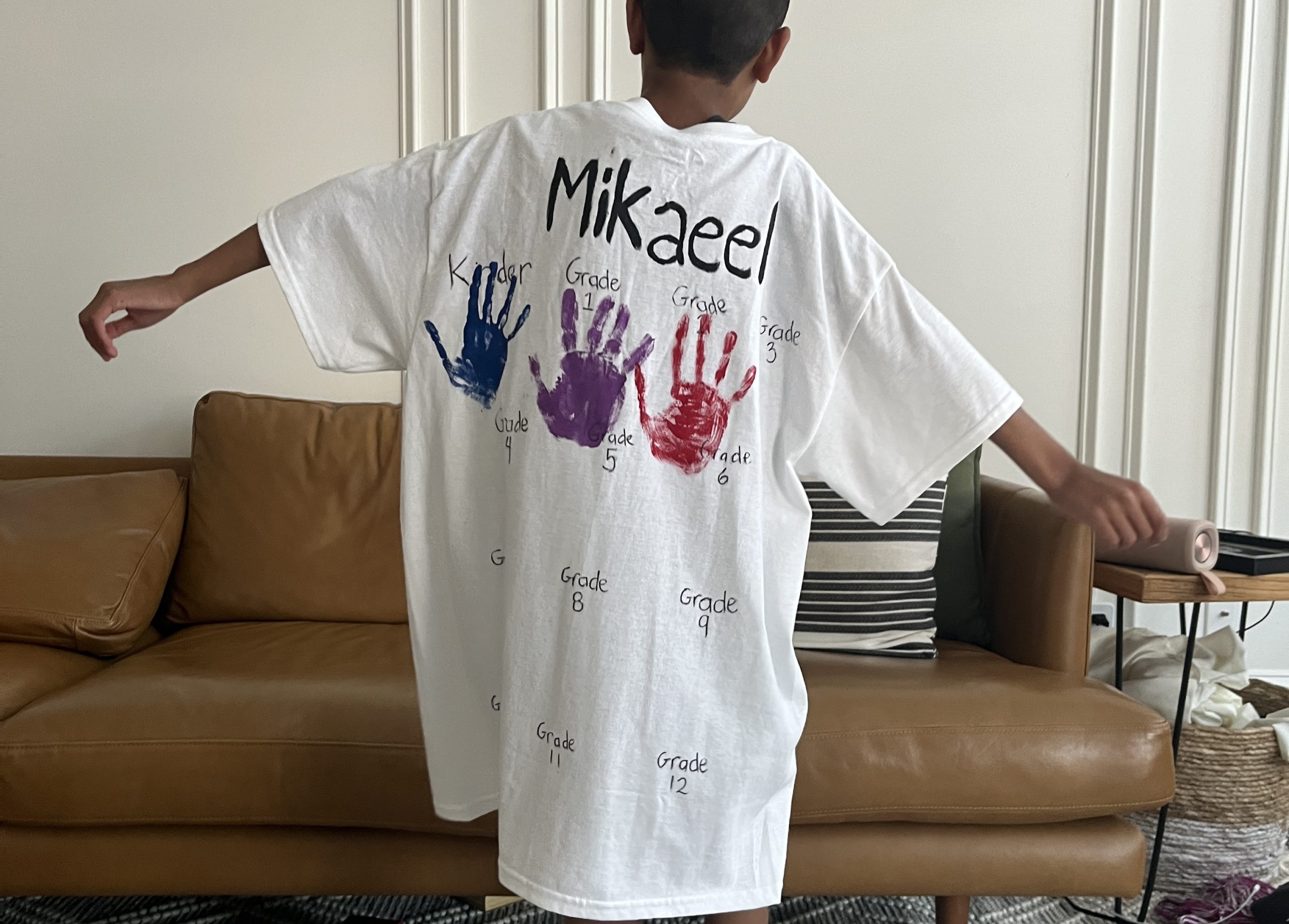DIY Grow with Me Graduation Shirt Keepsake for Kids - Hana's Happy Home
