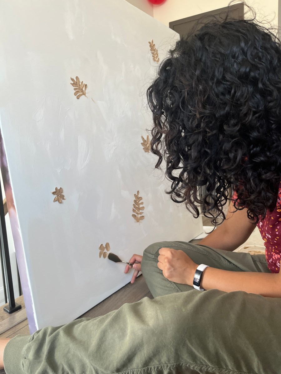 Easy DIY Textured Artwork - Hana's Happy Home