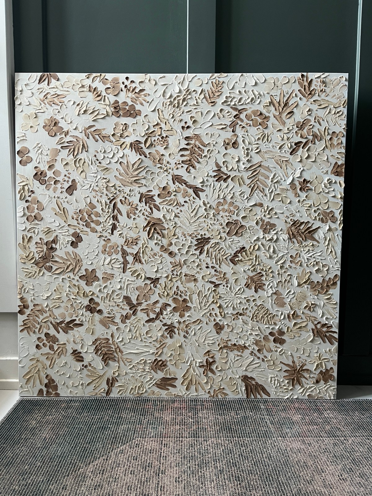 Easy DIY Textured Artwork - Hana's Happy Home