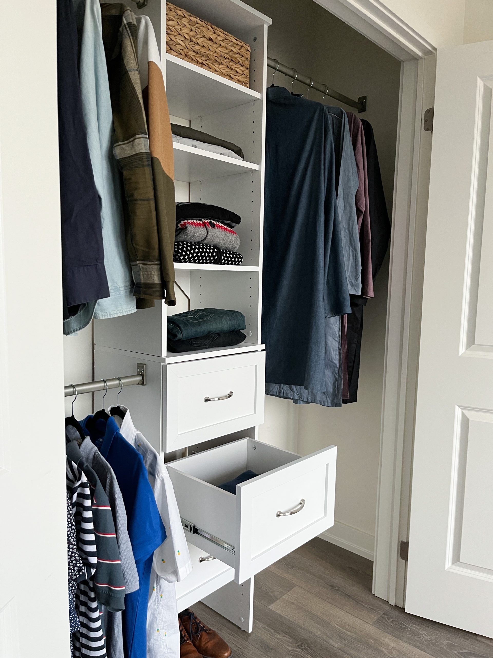 The Easiest Closet Makeover with the ClosetMaid Suite Symphony - Hana's ...