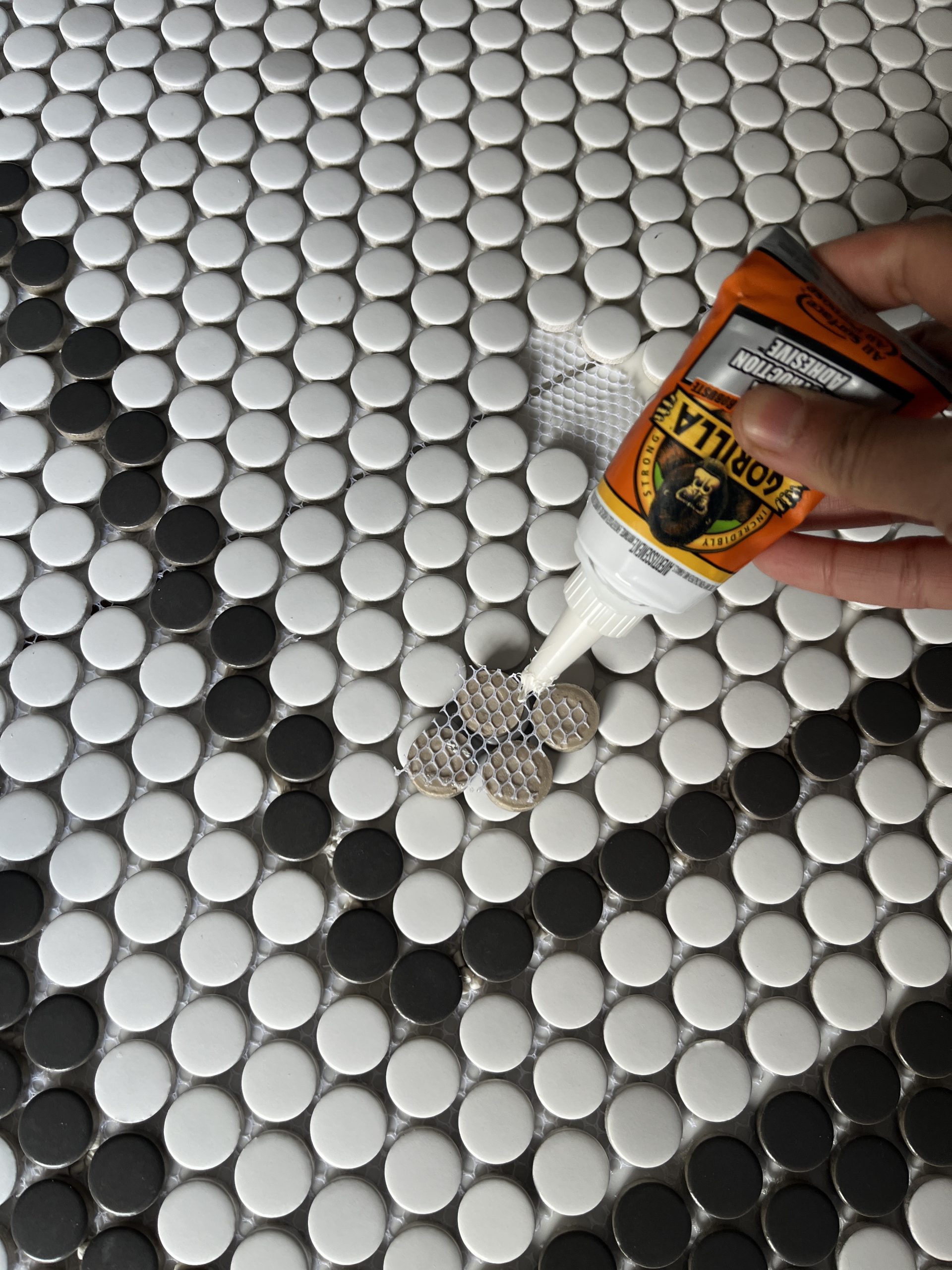 DIY Penny Tile Coffee Table - Hana's Happy Home
