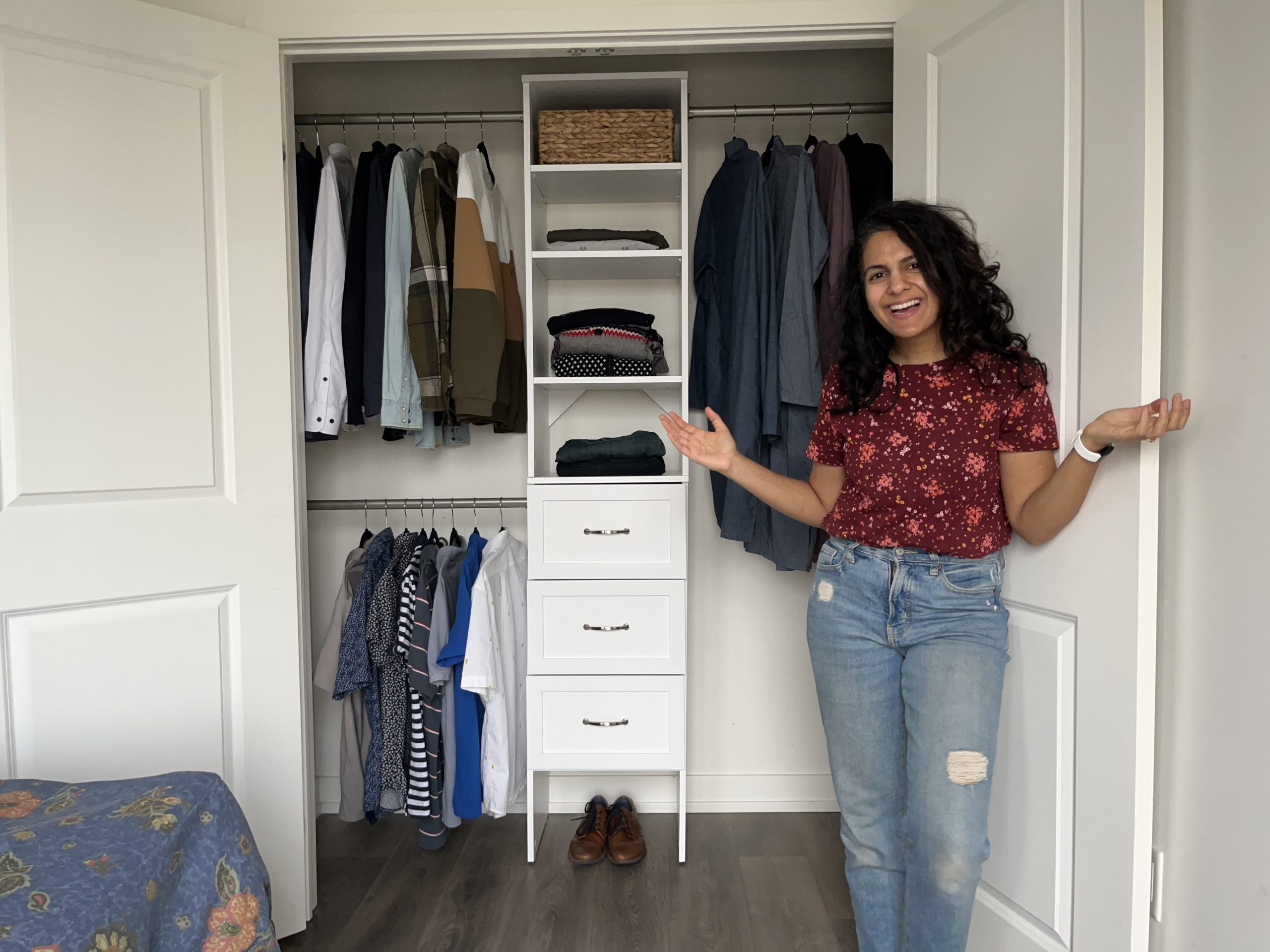 The Easiest Closet Makeover with the ClosetMaid Suite Symphony - Hana's ...