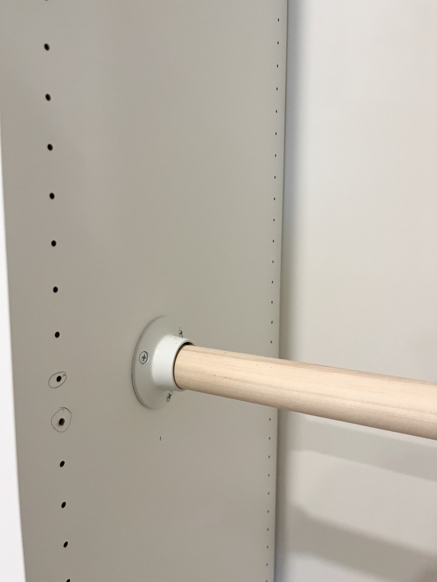 Budget friendly small closet makeover with IKEA AURDAL - Hana's Happy Home