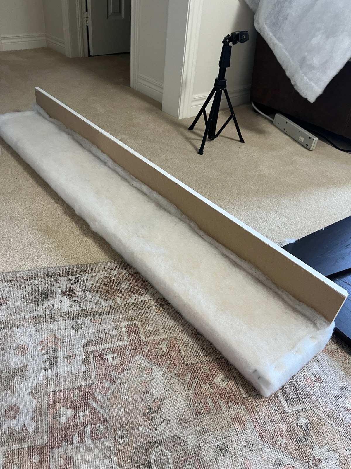DIY Upholstered Headboard - Hana's Happy Home