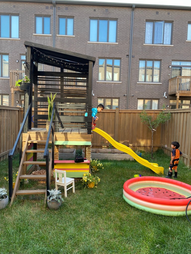 DIY Modern Play Set Free Building Plans - Hana's Happy Home
