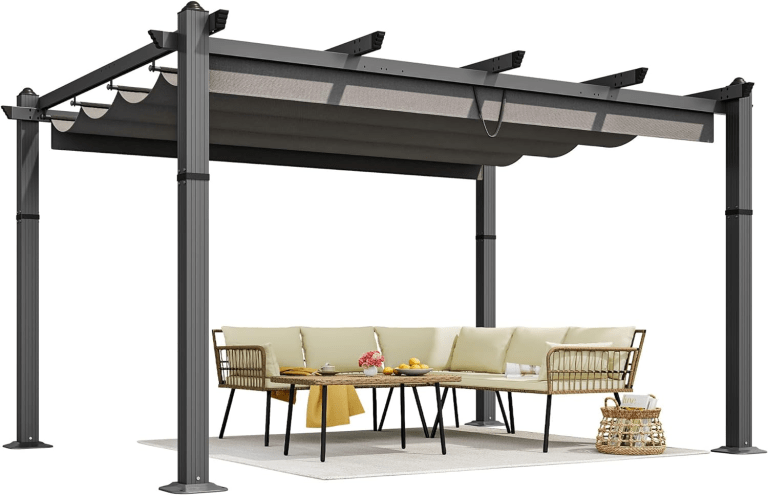 Budget Retractable Shade Pergolas - Hana's Happy Home